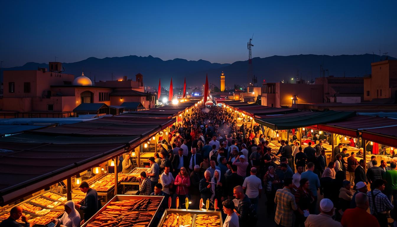 what to do in marrakech at night? - visit Djemaa el-Fna